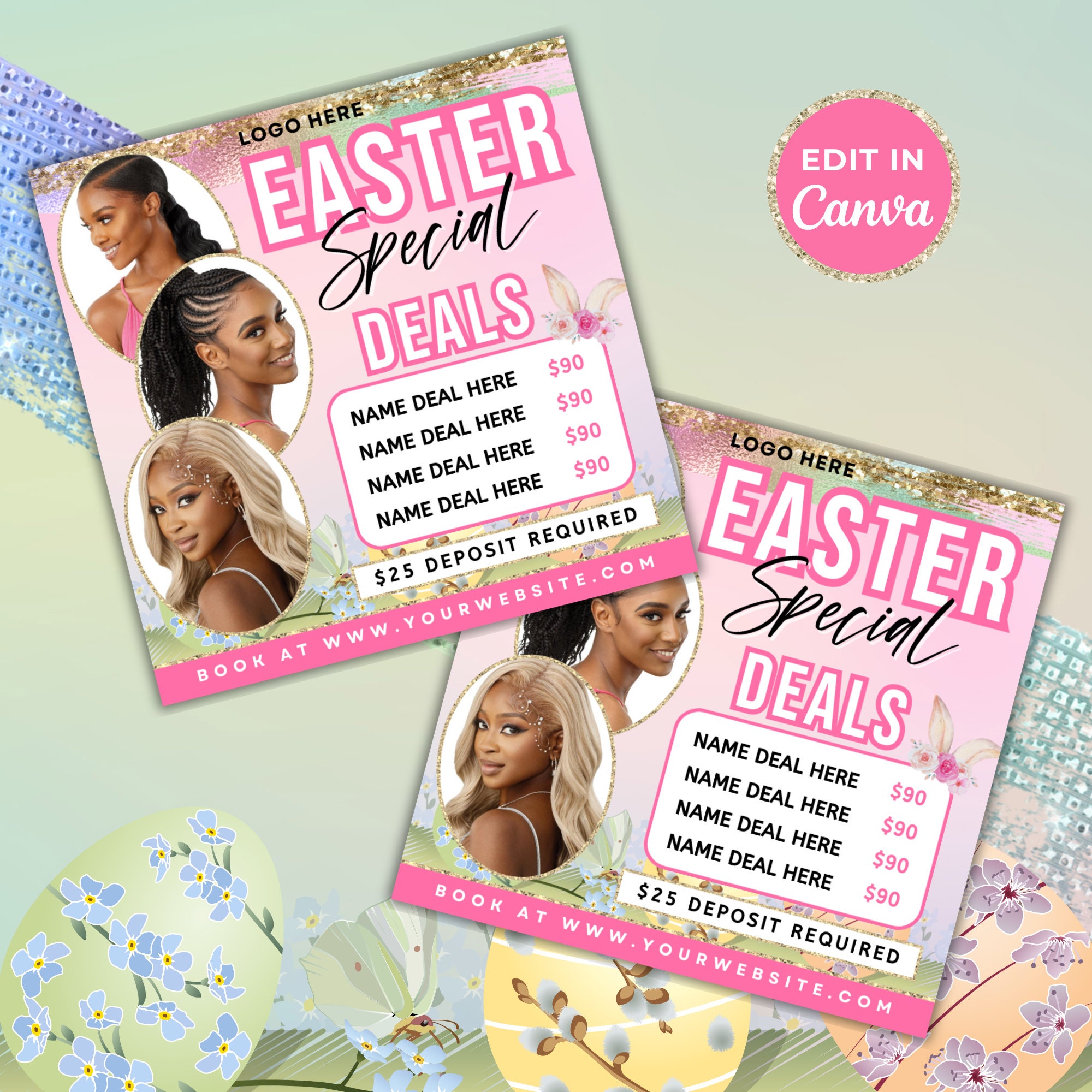 Easter Bookings Flyer,easter Special Flyer, Easter Deals Flyer,book Now ...