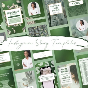 Tax Preparer Big Instagram Templates Bundle,tax Preparation Accounting ...