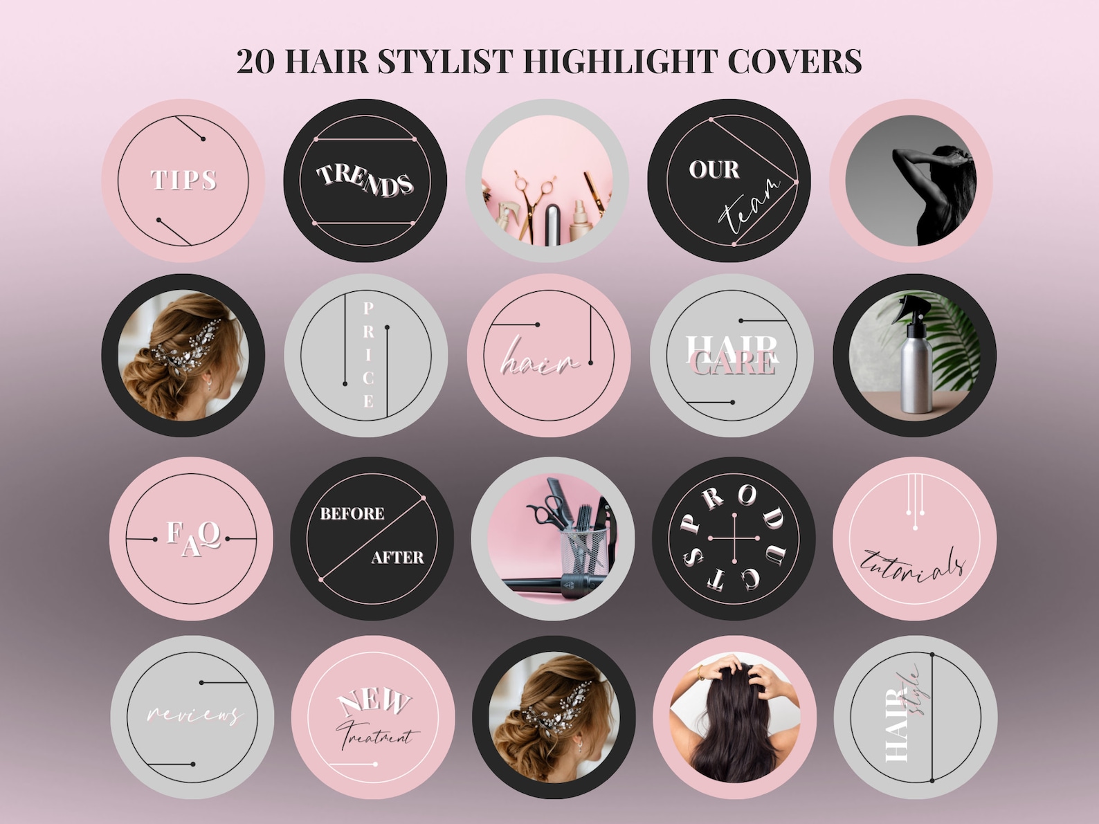 Hair Stylist Instagram Highlights Covers Hair Salon Highlight - Etsy