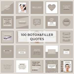 Botox and Filler Instagram Quotes, Esthetician Quotes Templates, Nurse ...