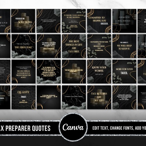 Tax Prep Flyers Bundle Template 8 Tax Preparation Accounting - Etsy