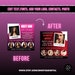 Hair Stylist Instagram Post Templates, Hair Book Now Flyer, Pink Hair ...