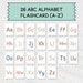 26 ABC Alphabet Flash Cards, ABC Flash Card, Letters Flashcard, Neutral ...