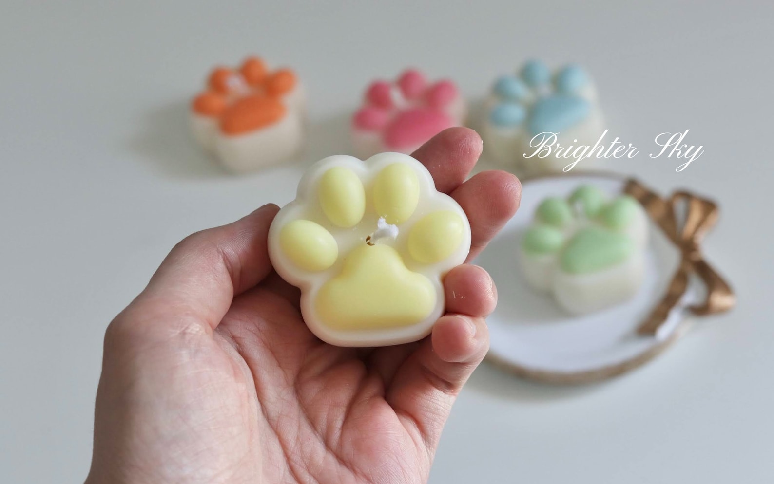 Paw Candle personalized Giftsbest Friend Gifthome - Etsy