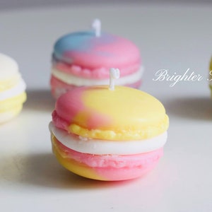 Tie Dye Macaron Candle |personalized Gift|best Friend Gift|mothers Day Gift|self Gift|gift for ...