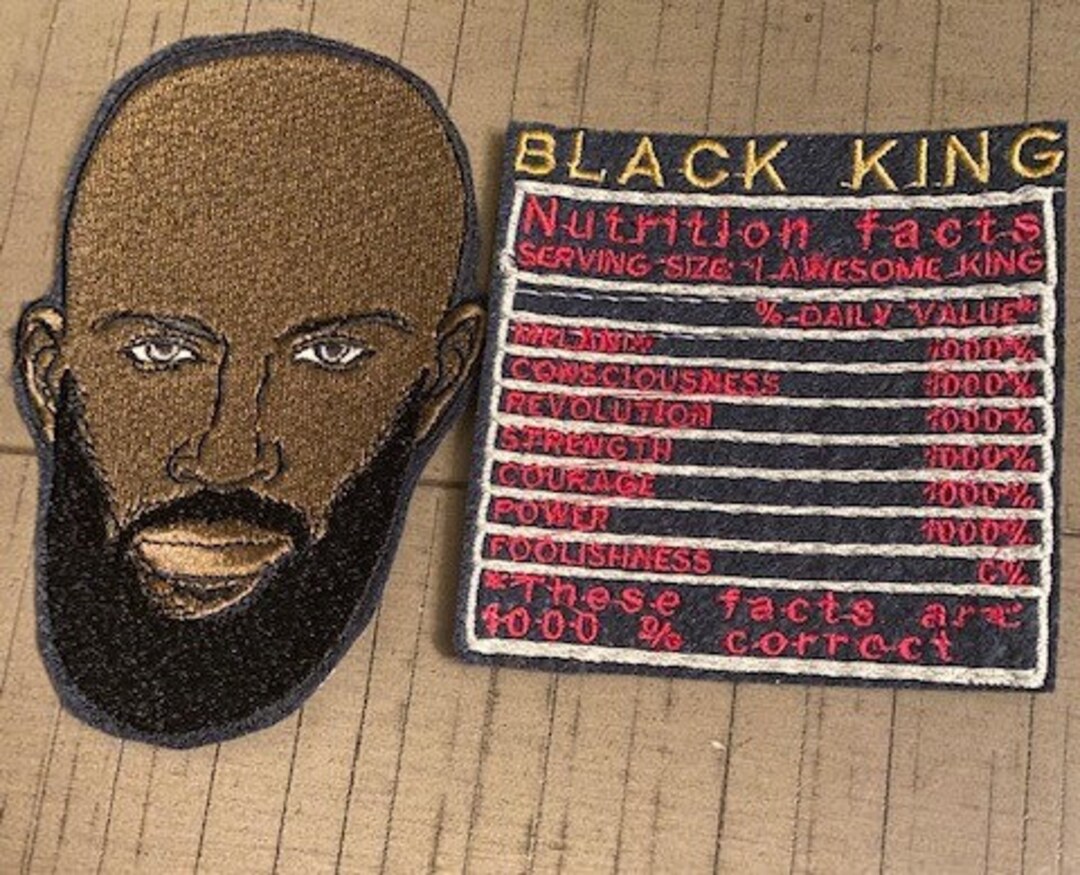 Black King Bundle Patches - Etsy