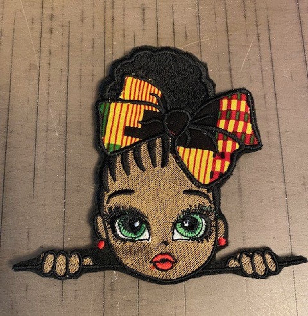 Juneteenth Baby Girl W/african Pride Bow - Etsy