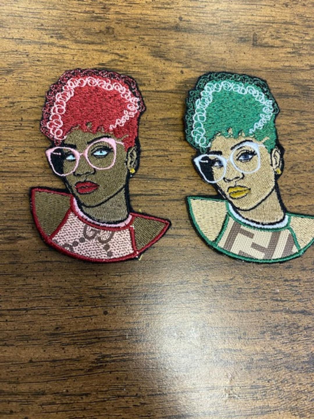 Limited Ed. Fashion Labeled Queens| Croc Patch | Adhesive Backing - Etsy