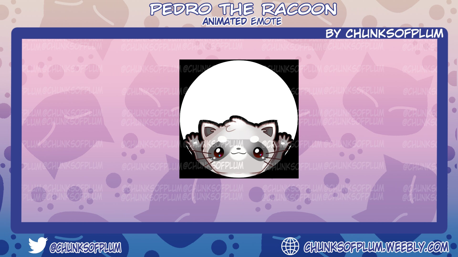 Pedro Racoon Dance Animated Emote for Twitch, Instant Download - Etsy