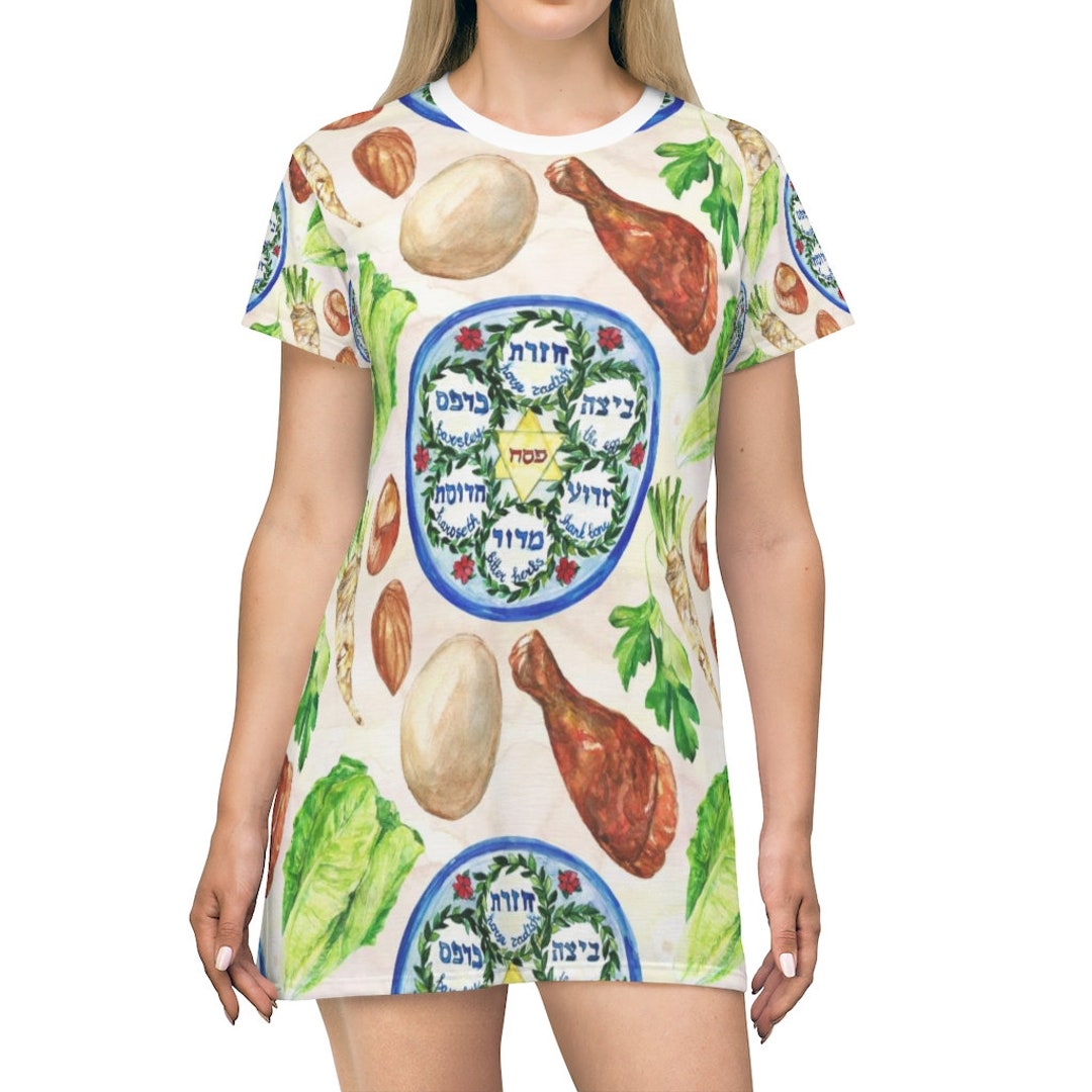 Seder Plate Passover Dress, Pesach Seder Costume, Jewish Dress for ...