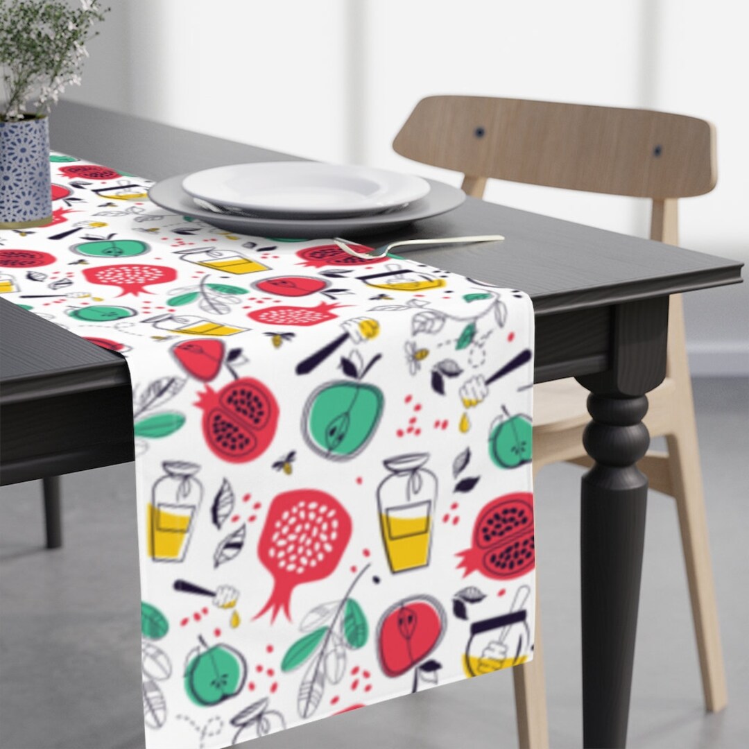 Rosh Hashanah Table Runner for Jewish New Year Holiday - Etsy