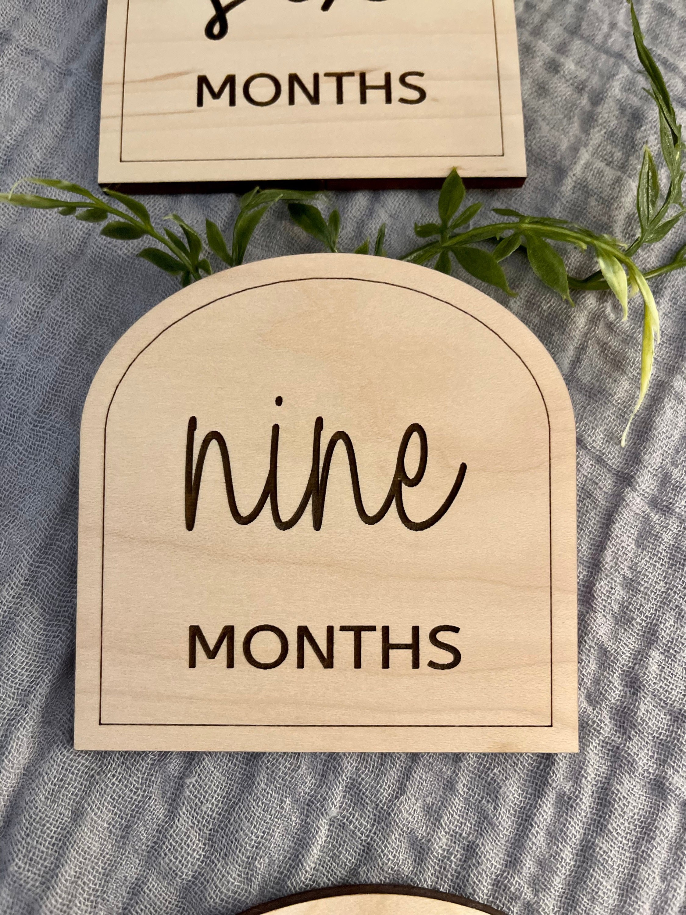 Baby Milestone Markers Baby Photo Props Wood Milestone - Etsy