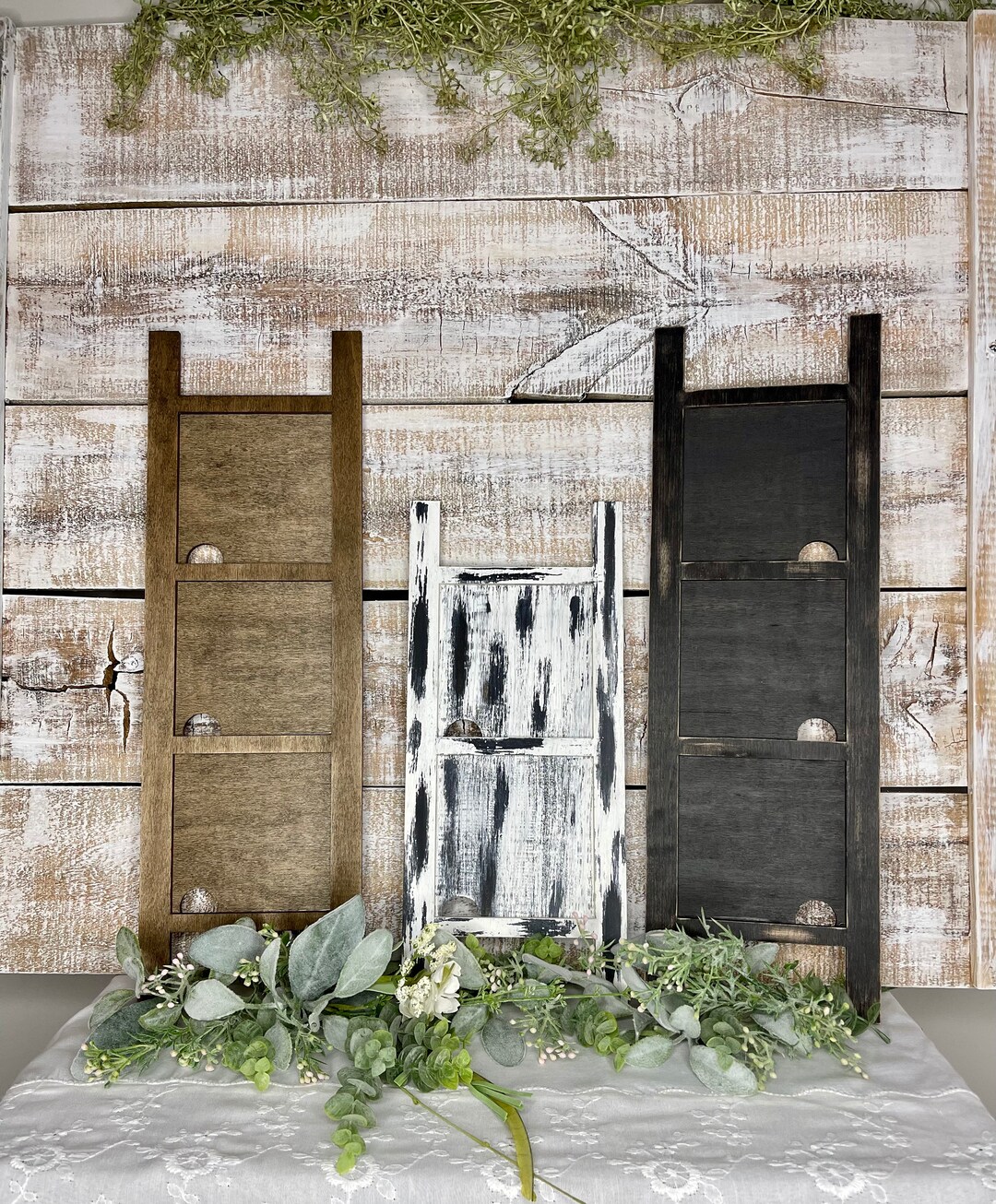 Interchangeable Leaning Ladders, Home Decor, Farmhouse, Rustic, Frames ...