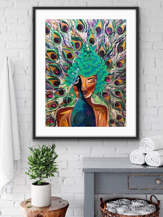 Dibujo Abstracto De Pavo Real