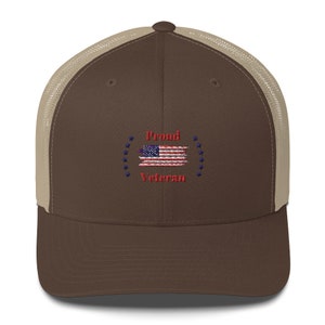 Proud Veteran Hat Army Navy Airforce Marine, Coast Guard Gift for Gift ...