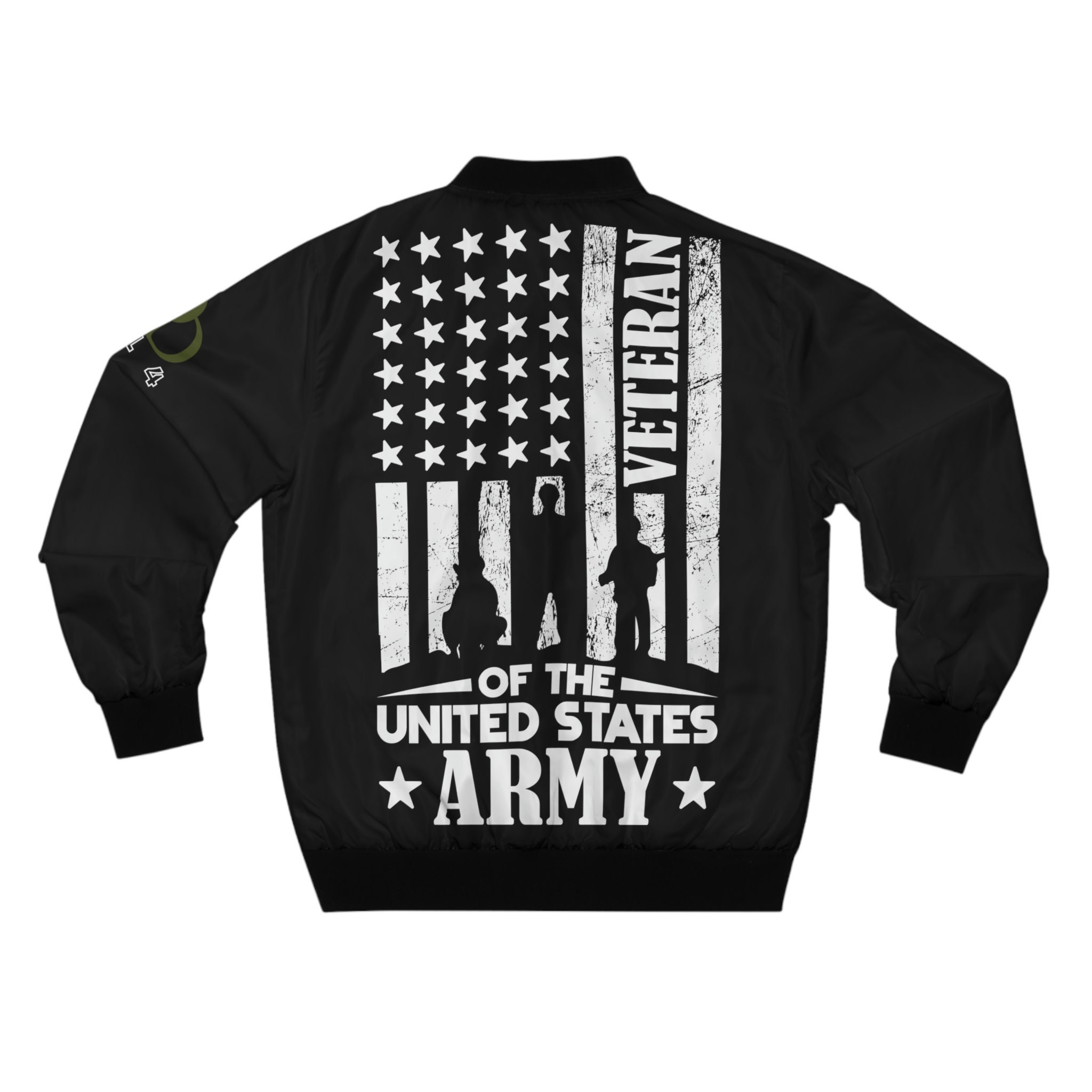 Military Bomber Jacket | Army Veteran Jacket | Veteran Coat | Jacket ...
