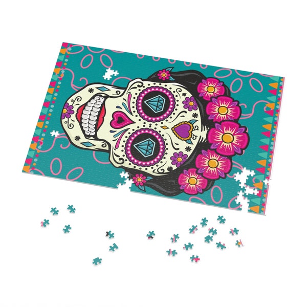 Sugar Skull Puzzle - Etsy