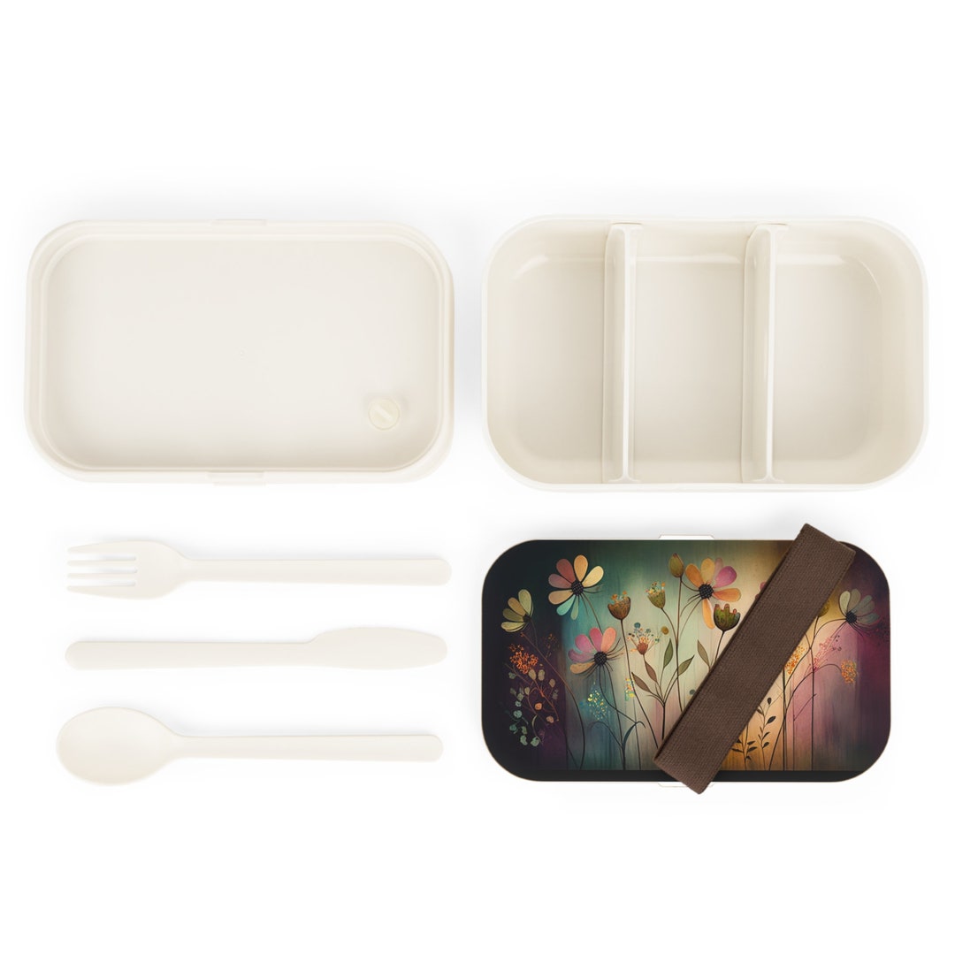 Wildflower Wonderland Bento Lunch Box - Savor the Beauty of Nature in ...