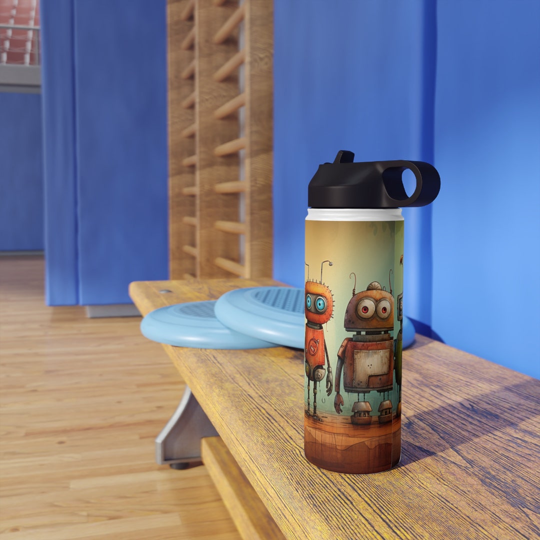 Animated Robot Water Bottle - Quench Your Thirst in Style | Kids Water ...