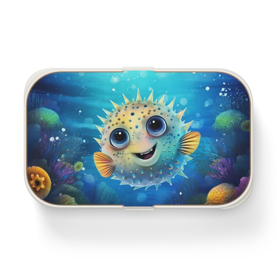 Puffy Puffer Fish Bento Lunch Box - A Charming Underwater Adventure ...