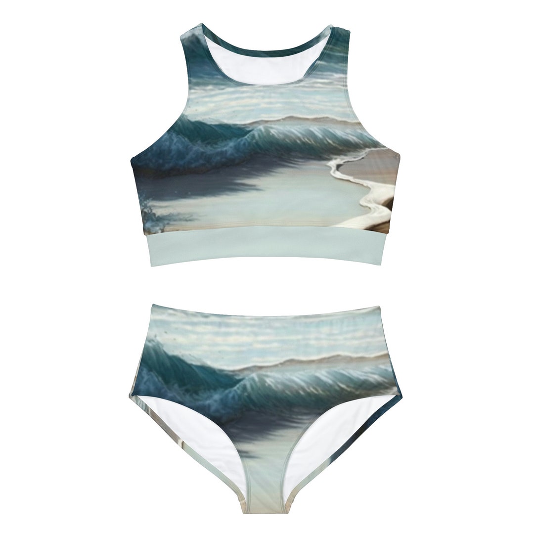 Oceans Edge Sporty Bikini Set | Beachy Bathing Suit | Swim Suit for ...