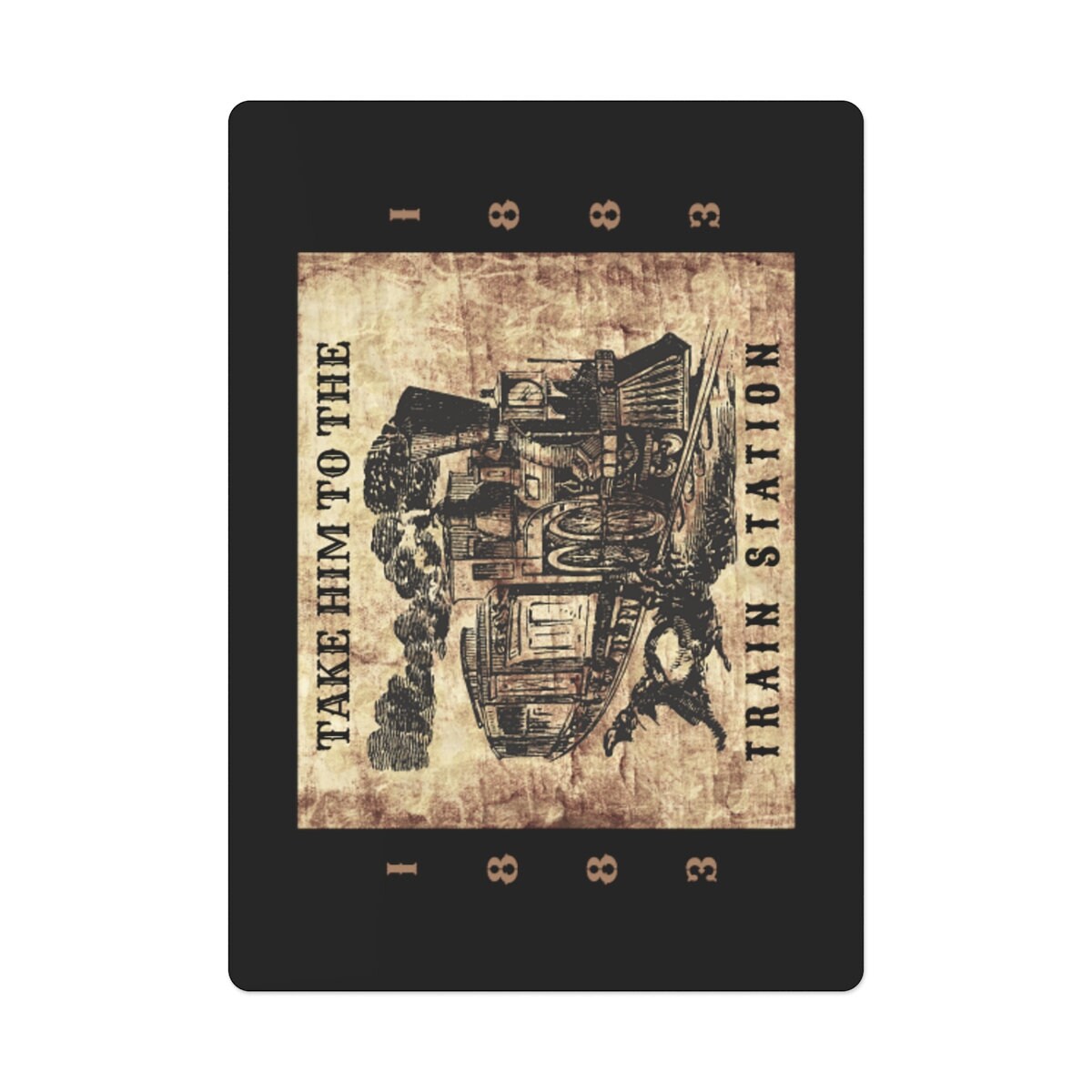 Take Him to the Train Station Poker Cards Inspired by the Popular TV ...