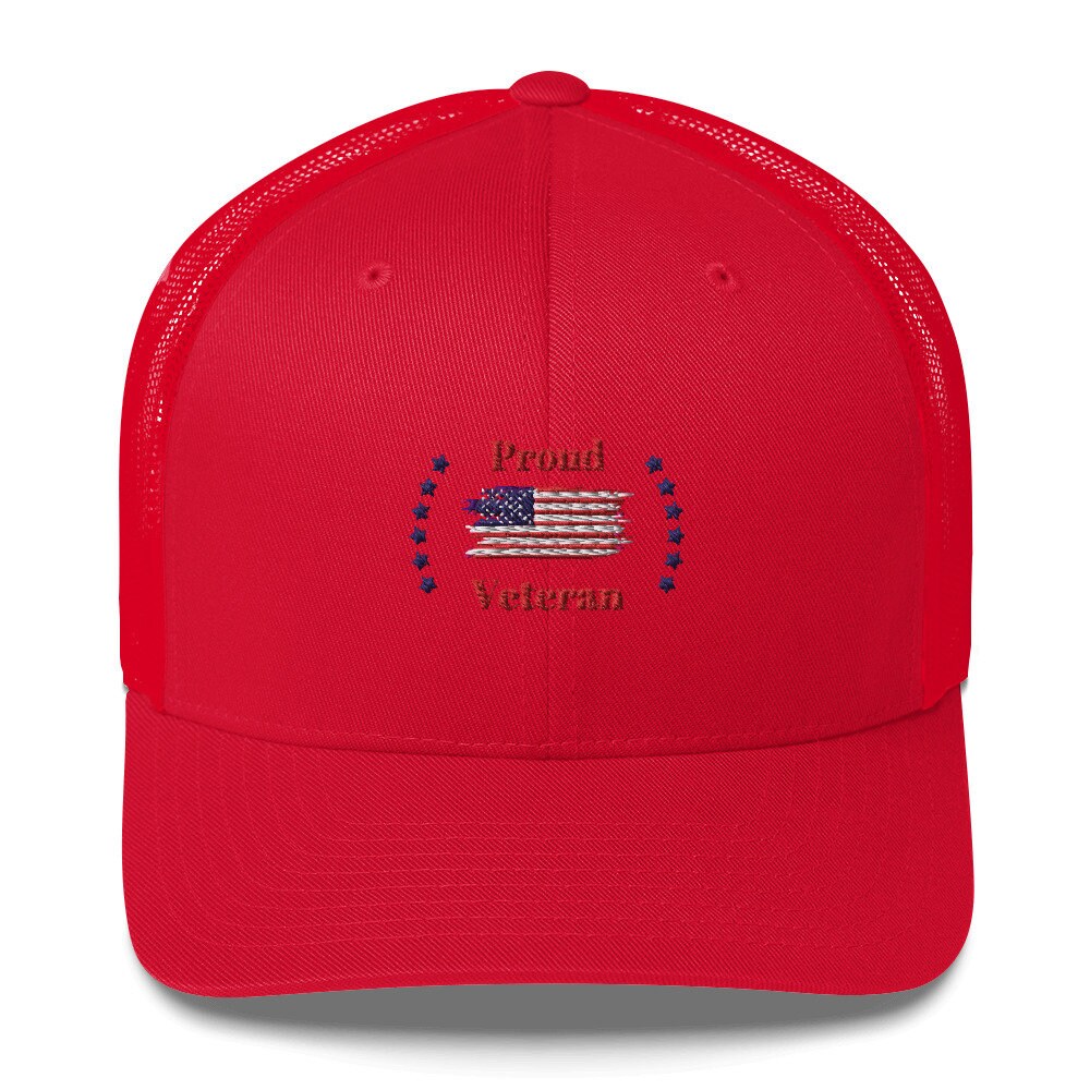 Proud Veteran Hat | Army | Navy | Airforce | Marine, Coast Guard | Gift ...