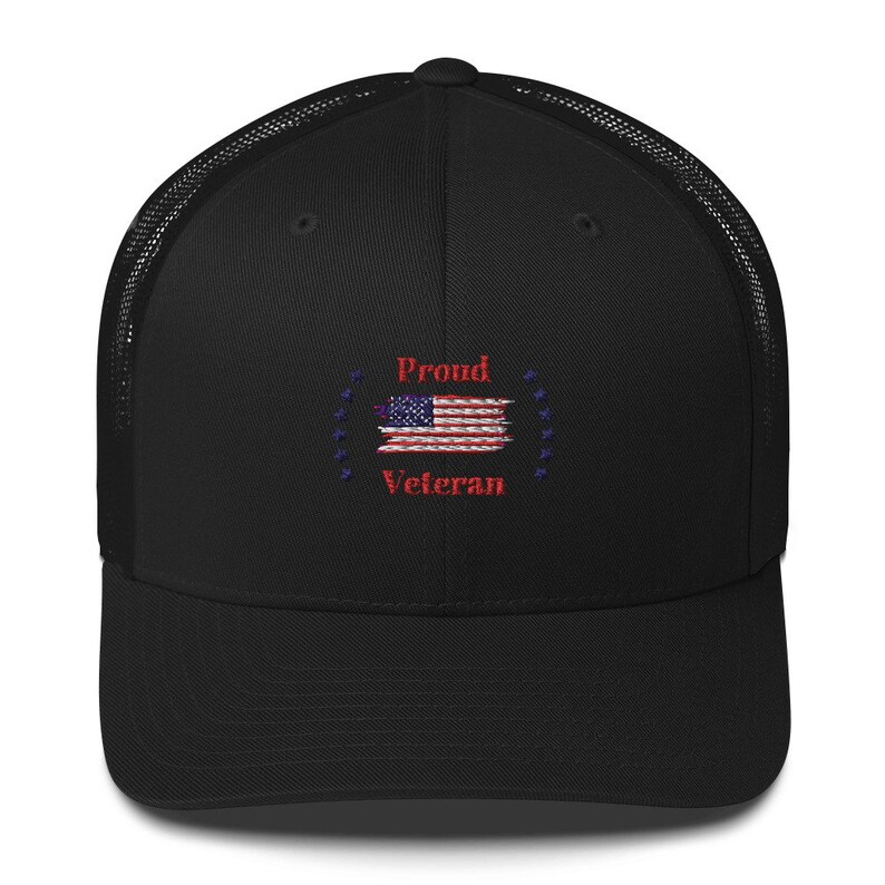 Proud Veteran Hat | Army | Navy | Airforce | Marine, Coast Guard | Gift ...