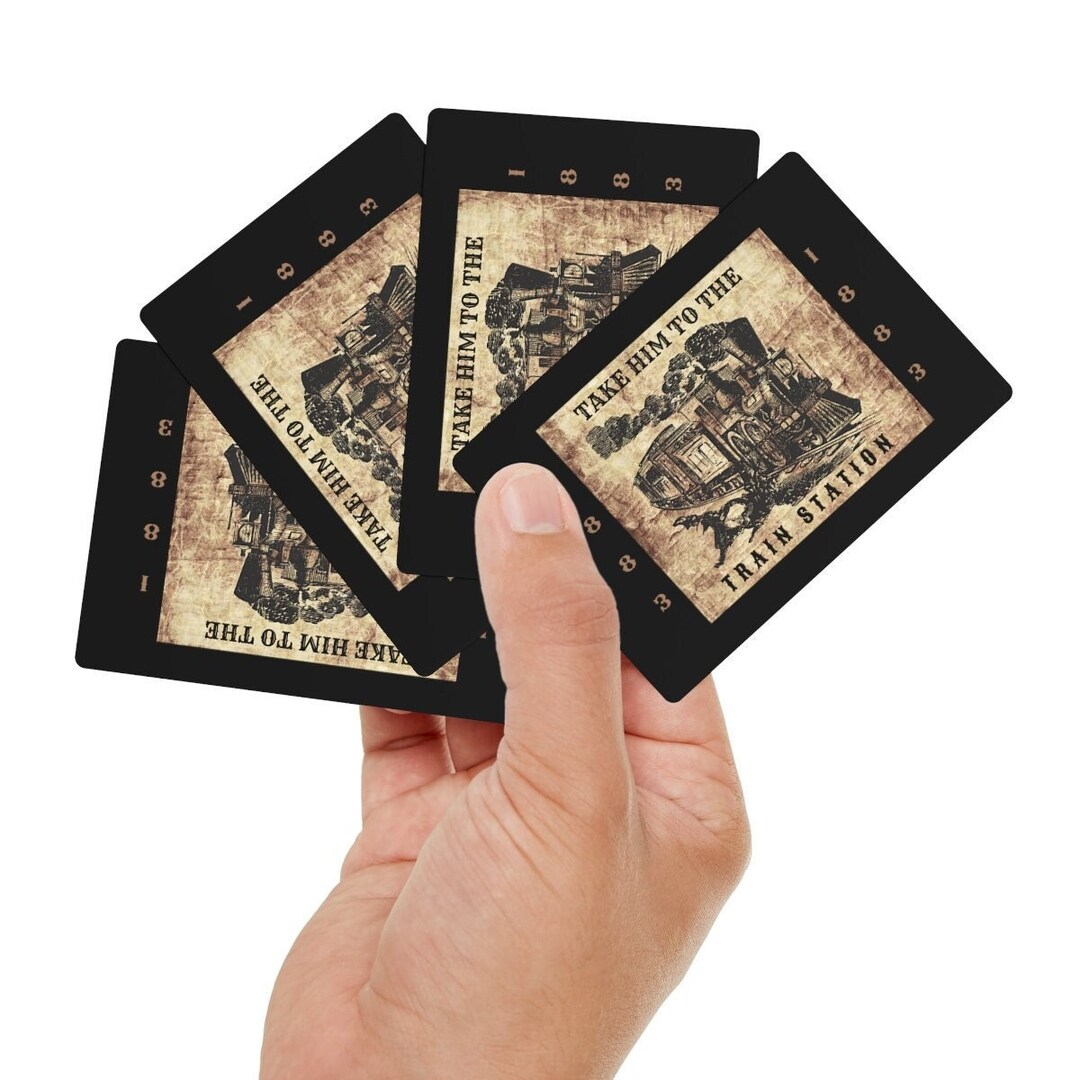 Take Him to the Train Station Poker Cards Inspired by the Popular TV ...