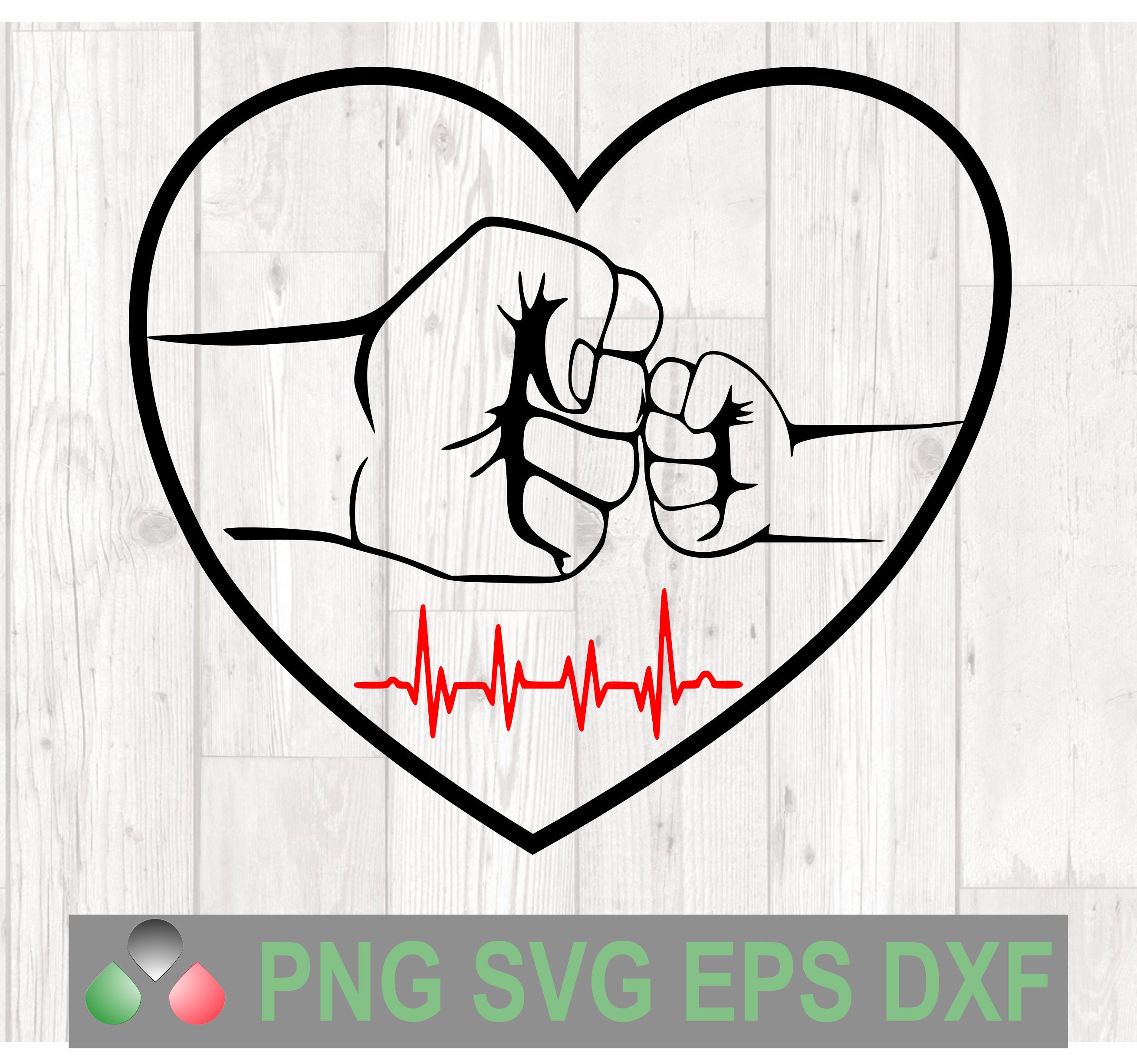 Fist Bump SVG Father and Son SVG Papa and Grandson Svg Cut - Etsy Ireland