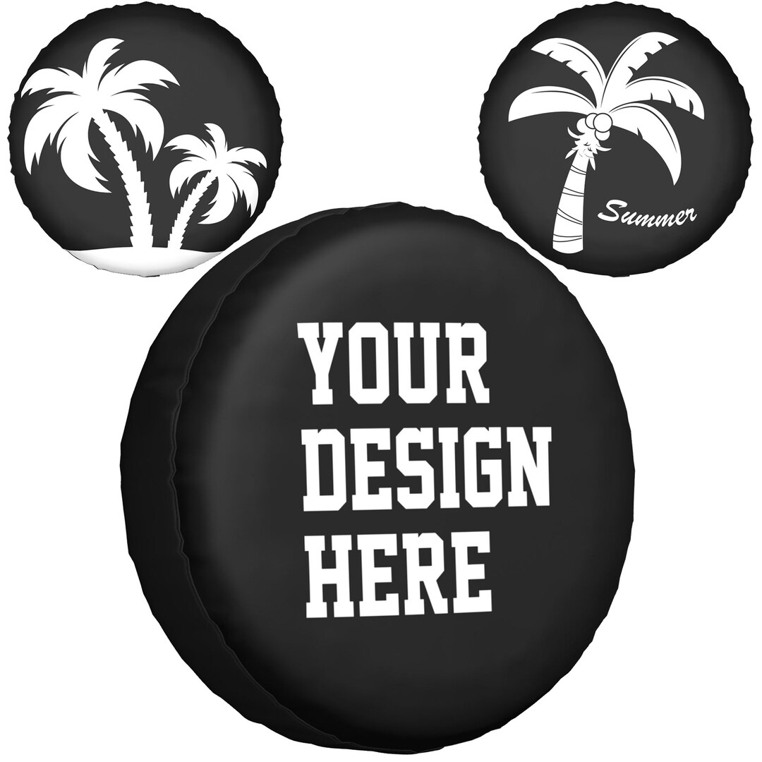 Customized Waterproof Coco Tree Wheel Spare Tire Cover RV Truck Car ...