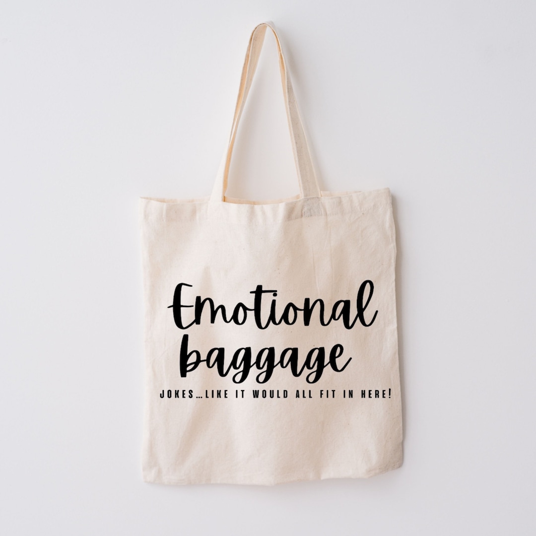 Emotional Baggage Reusable Shopping Bags Funny Gift Phoebes - Etsy