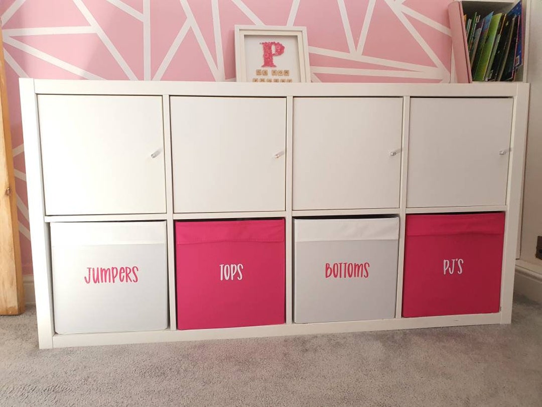 Personalised Labels for Ikea Drona Boxes for Kallax Unit Vinyl Labels ...