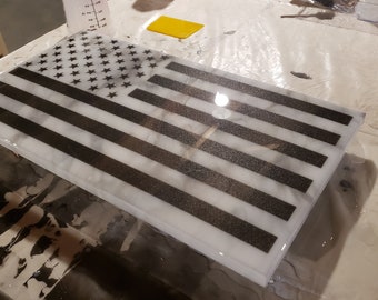 Epoxy Resin American Flag - Etsy