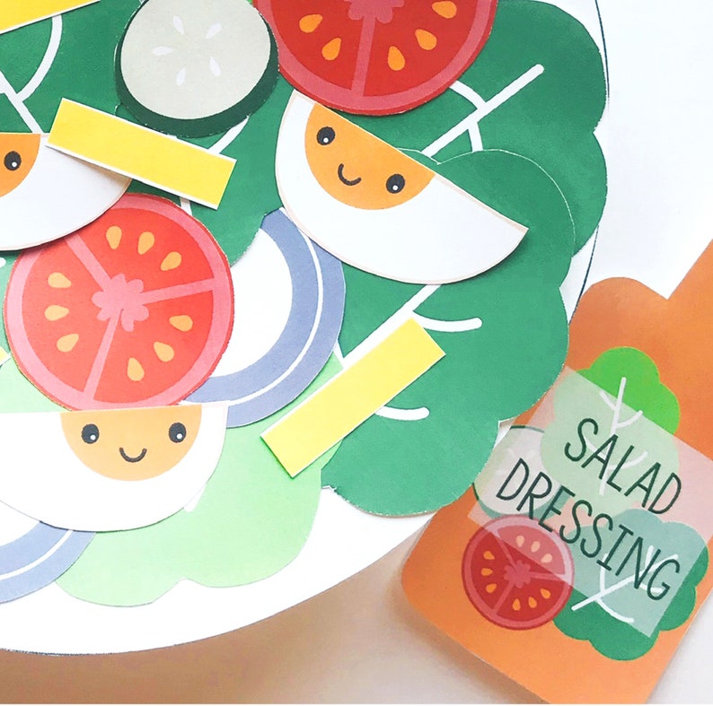 Salad Paper Craft Kit - Etsy