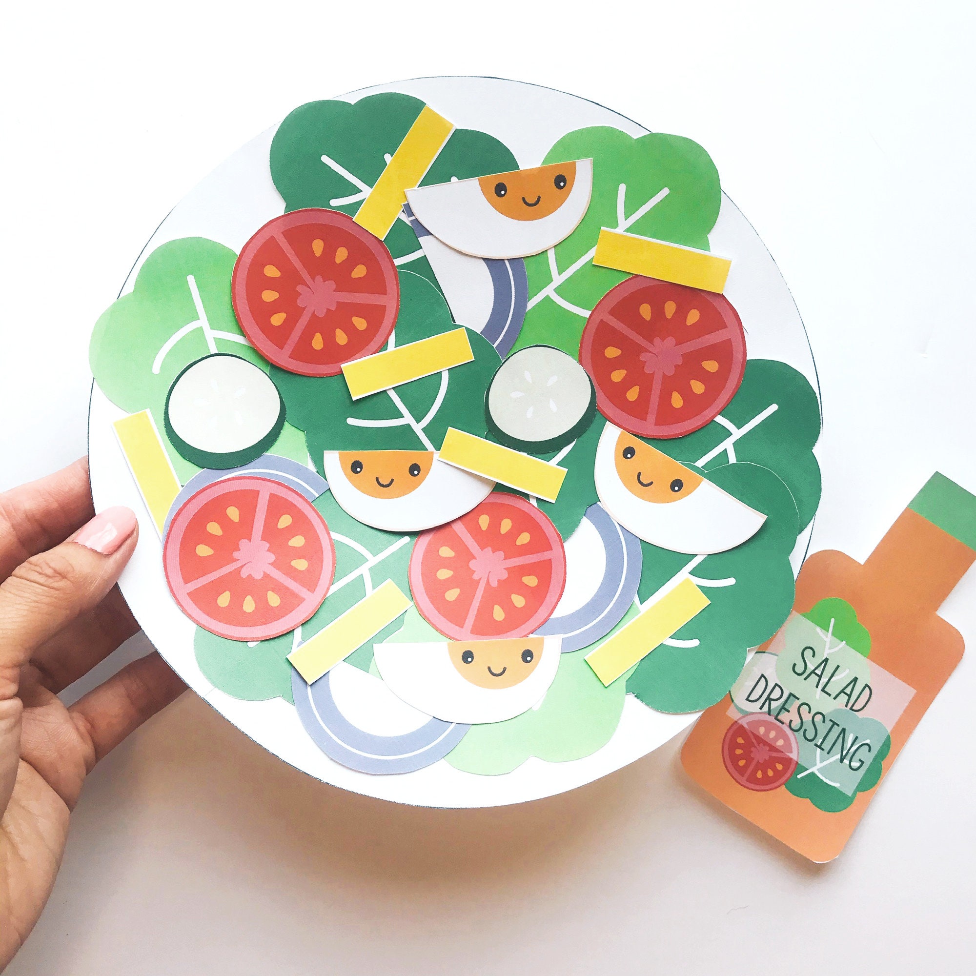 Salad Paper Craft Kit - Etsy