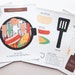 BBQ Paper Craft Kit- Free Coloring Page Included - Etsy