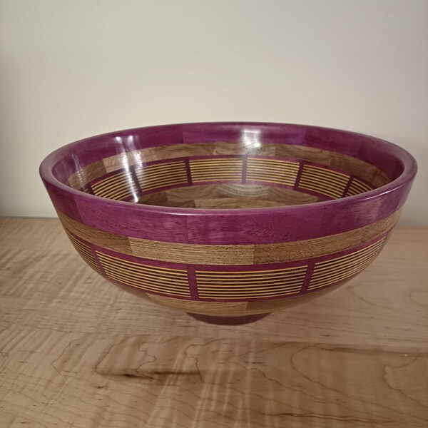 Segmented Wood Turned Vase - Etsy