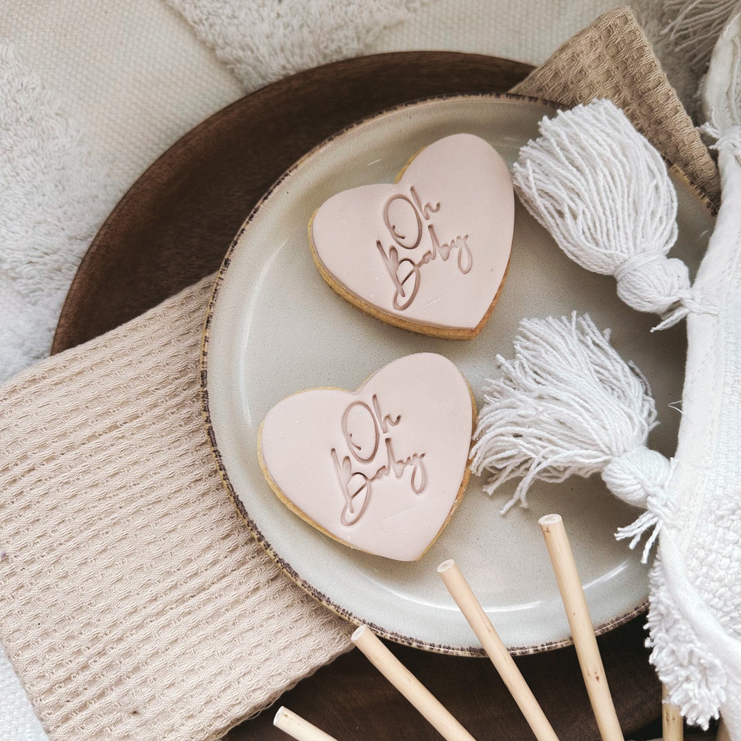 Neutral Baby Shower / Oh Baby Biscuits / Baby Shower / - Etsy UK