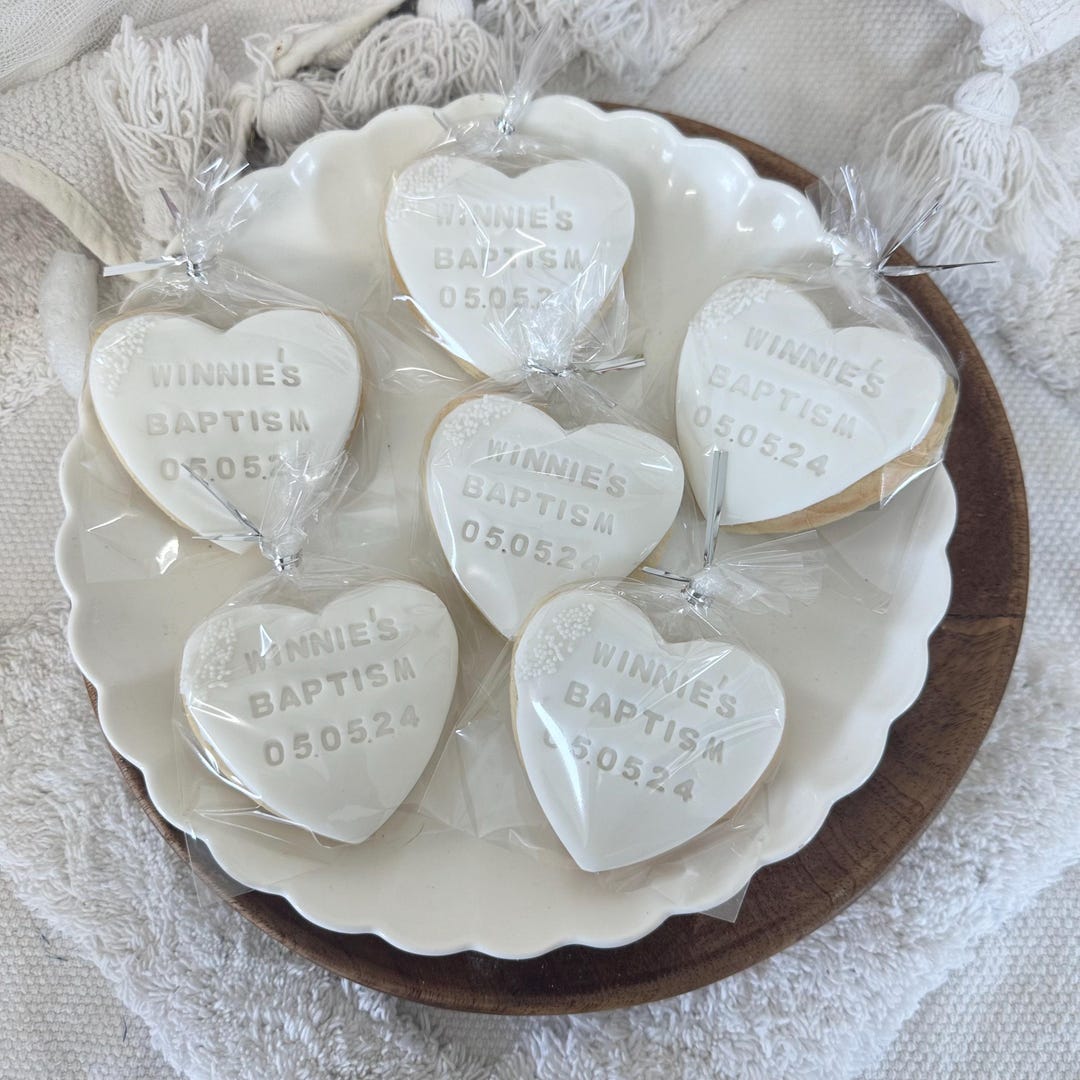 Baptism Biscuits, Holly Communion Biscuits, Christening Biscuits - Etsy