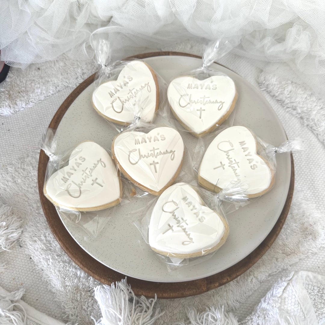 Christening Biscuits, Holly Communion Biscuits, Baptism Biscuits - Etsy UK