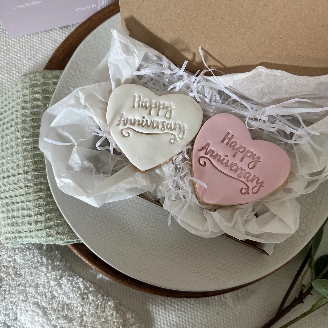 Happy Anniversary Biscuits , Marble Biscuits, Wedding Anniversary ...