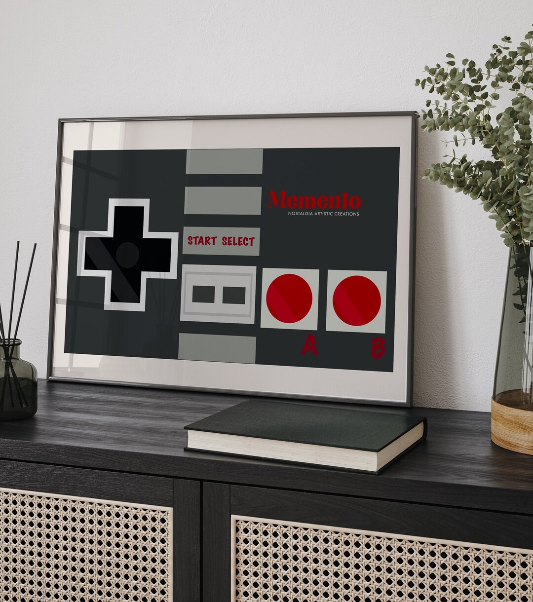 Nostalgia Collection Super Nes Wall Art, Nostalgic Wall Art, Nintendo ...