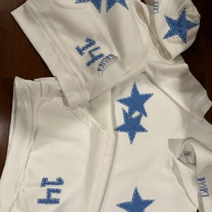 Embroidered Star Hoodie - Etsy