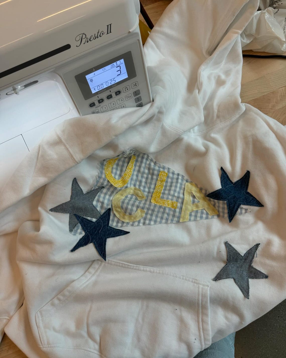 College Pennant Hoodie - Etsy
