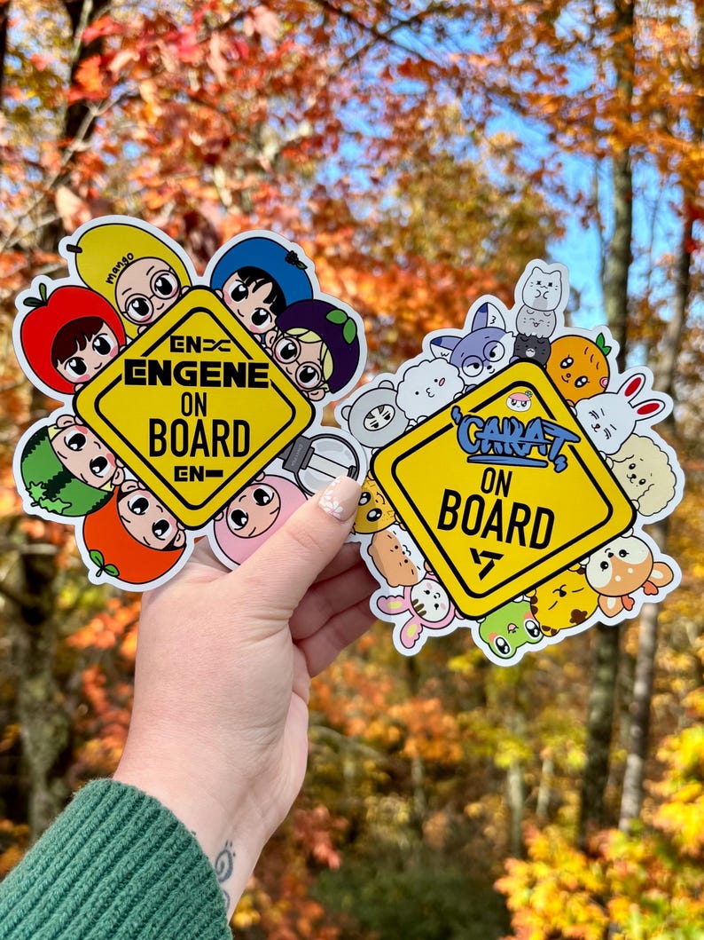 ENGENE on Board Waterproof Vinyl Sticker | EN- Matte Vinyl Sticker ...