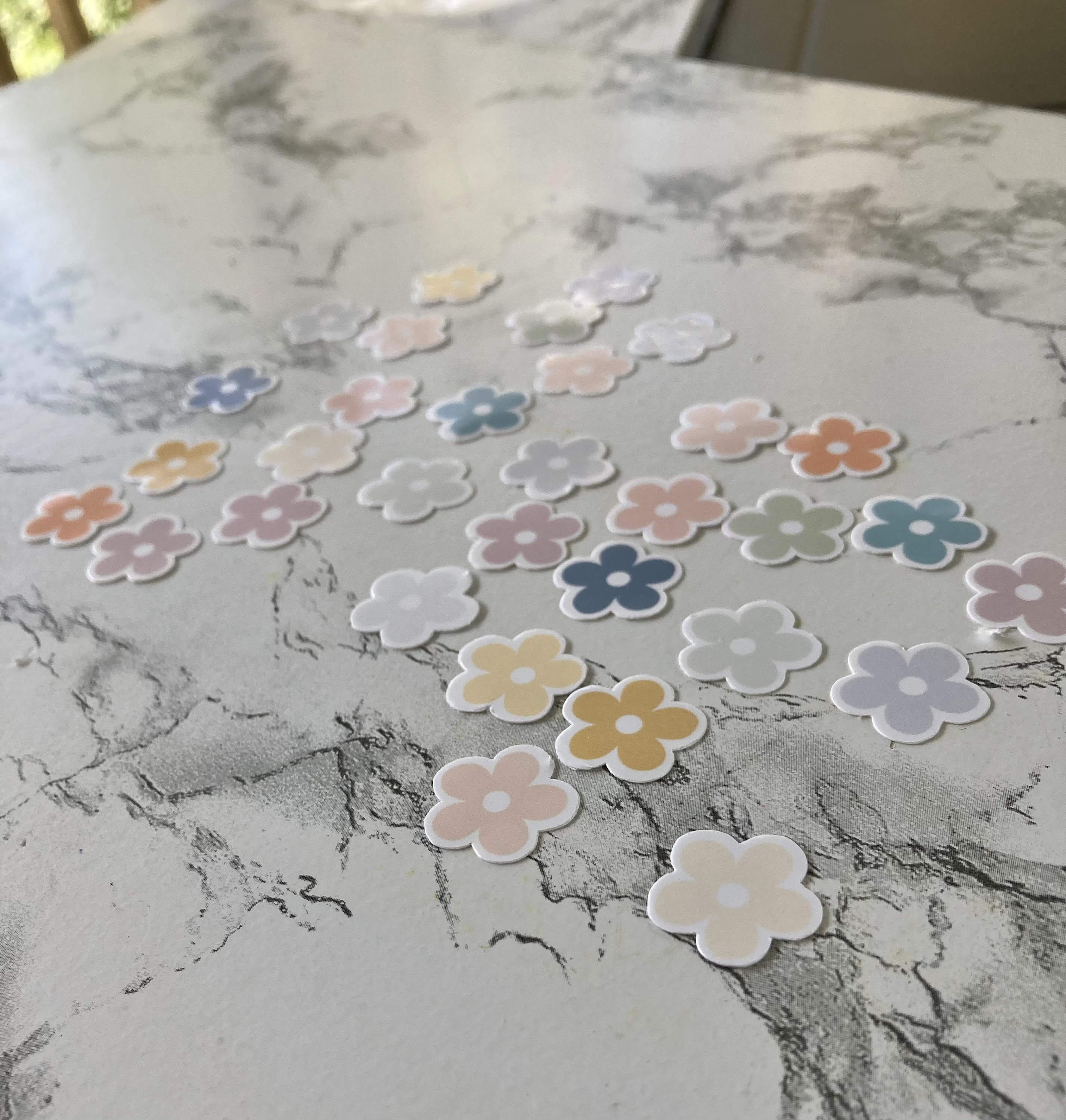 Mini Boho Flower Sticker Pack 16 PC Waterproof Laptop - Etsy