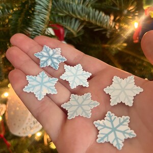 Mini Snowflake Stickers | Winter Planner Stickers | 6 PCS Christmas ...