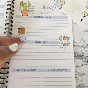 Cute Bullet Journal Sticker Sheet - Etsy