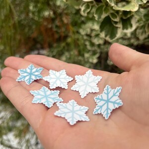 Mini Snowflake Stickers | Winter Planner Stickers | 6 PCS Christmas ...